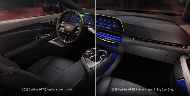 2025 Cadillac OPTIQ Interior Dimensions, Colors & Tech