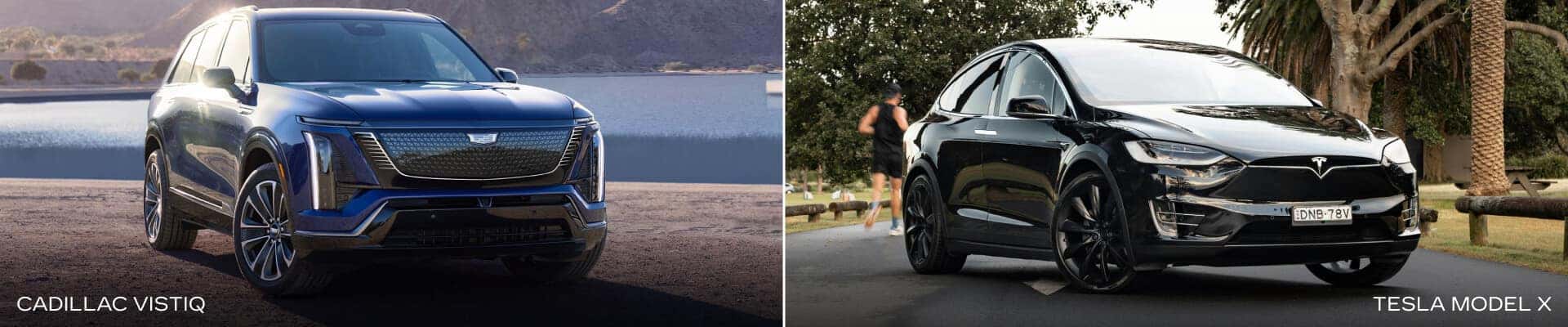 Cadillac VISTIQ Vs. Tesla Model X Comparison
