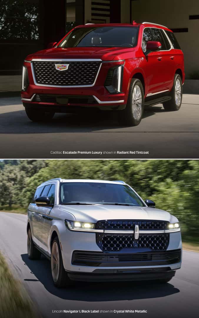 Cadillac Escalade Vs. Lincoln Navigator: Luxury SUV Showdown