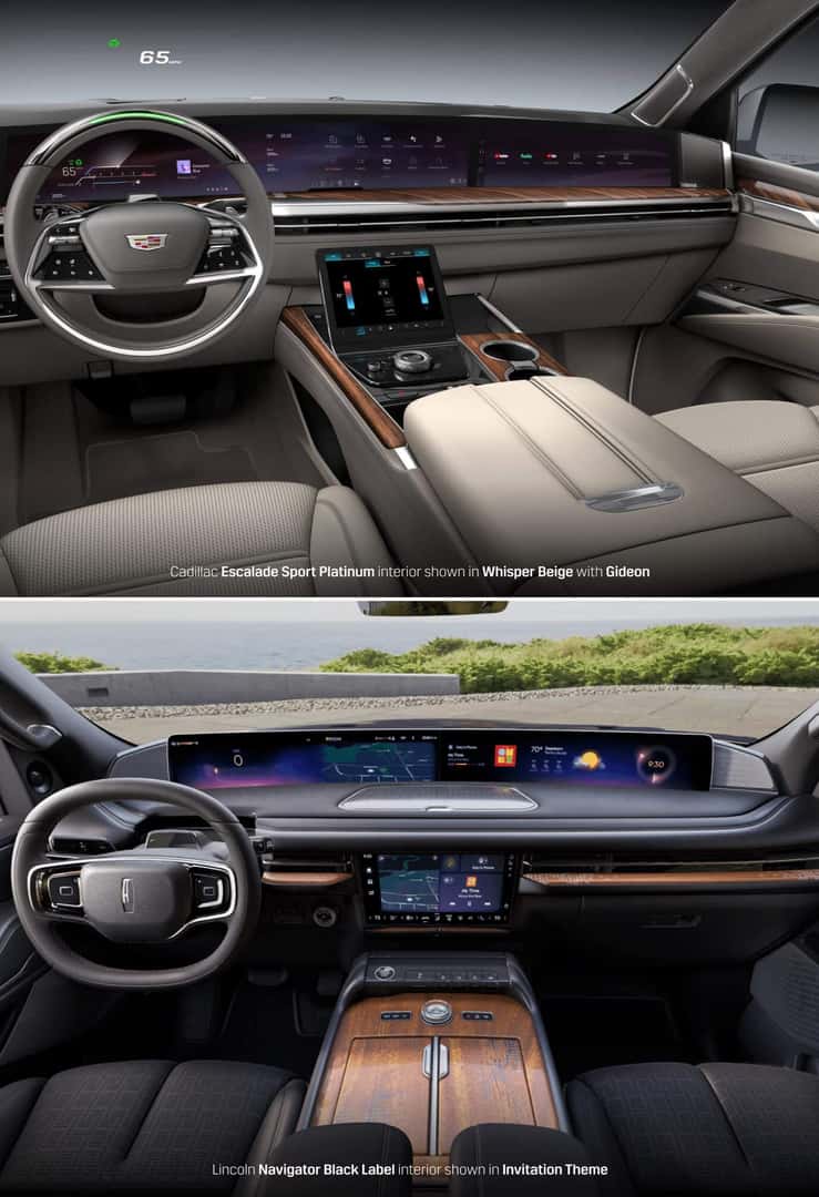 Cadillac Escalade Vs. Lincoln Navigator: Luxury SUV Showdown