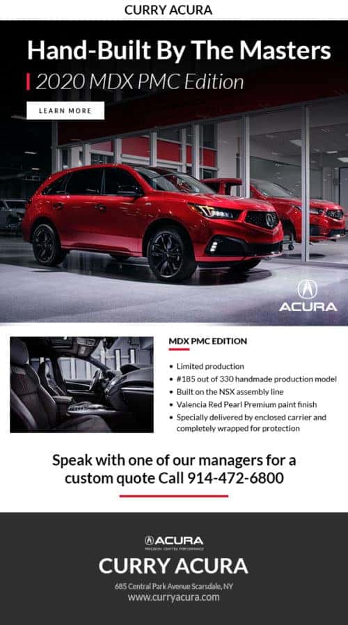 2020 Acura MDX PMC Edition | Curry Acura