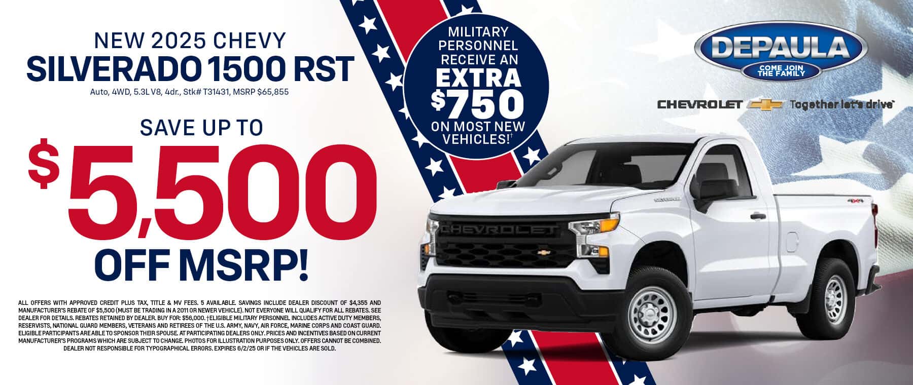 DePaula Chevrolet | New and Used Auto Dealer in Albany, NY