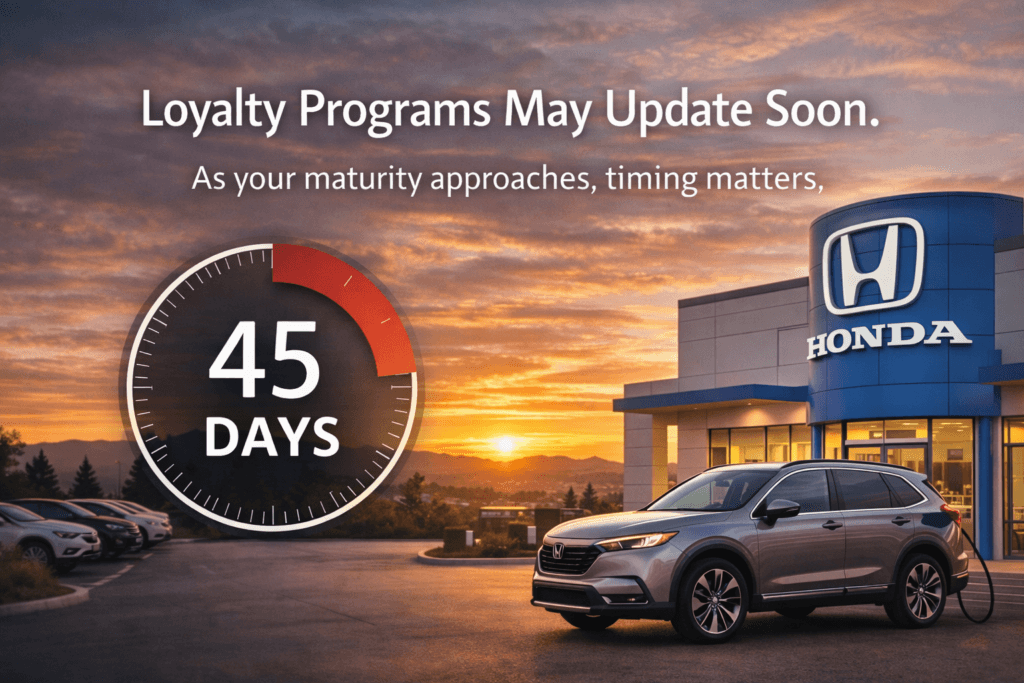 Honda Loyalty - Fisher Honda Dealership