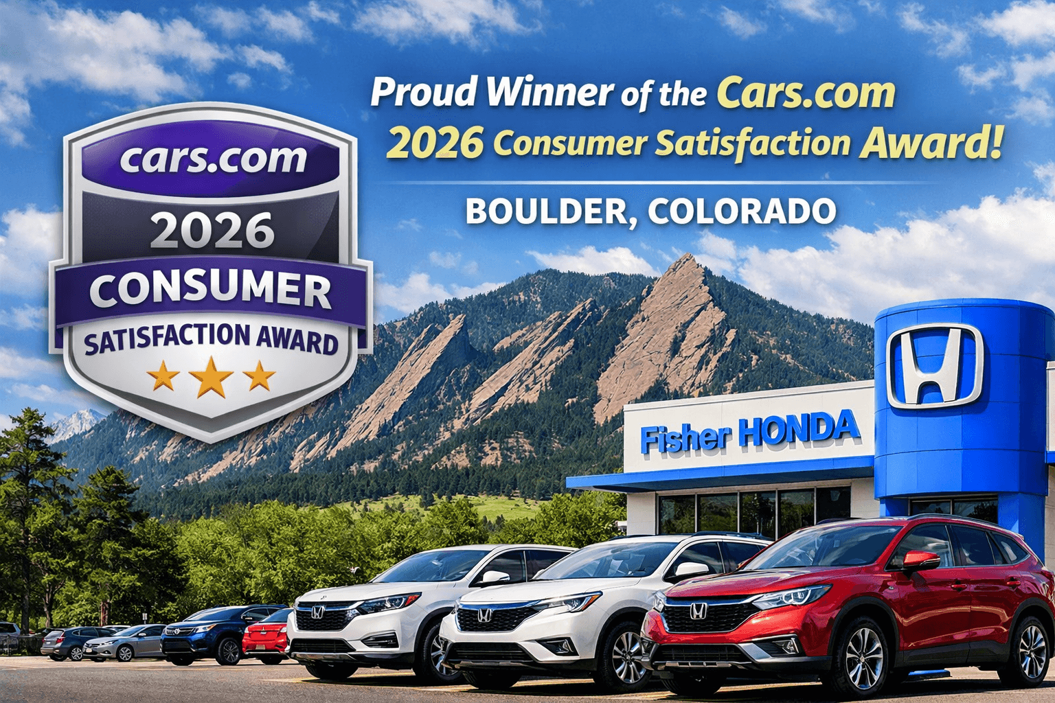 🏆 Boulder Dealer Wins Consumer Satisfaction Award | Fisher Dealership