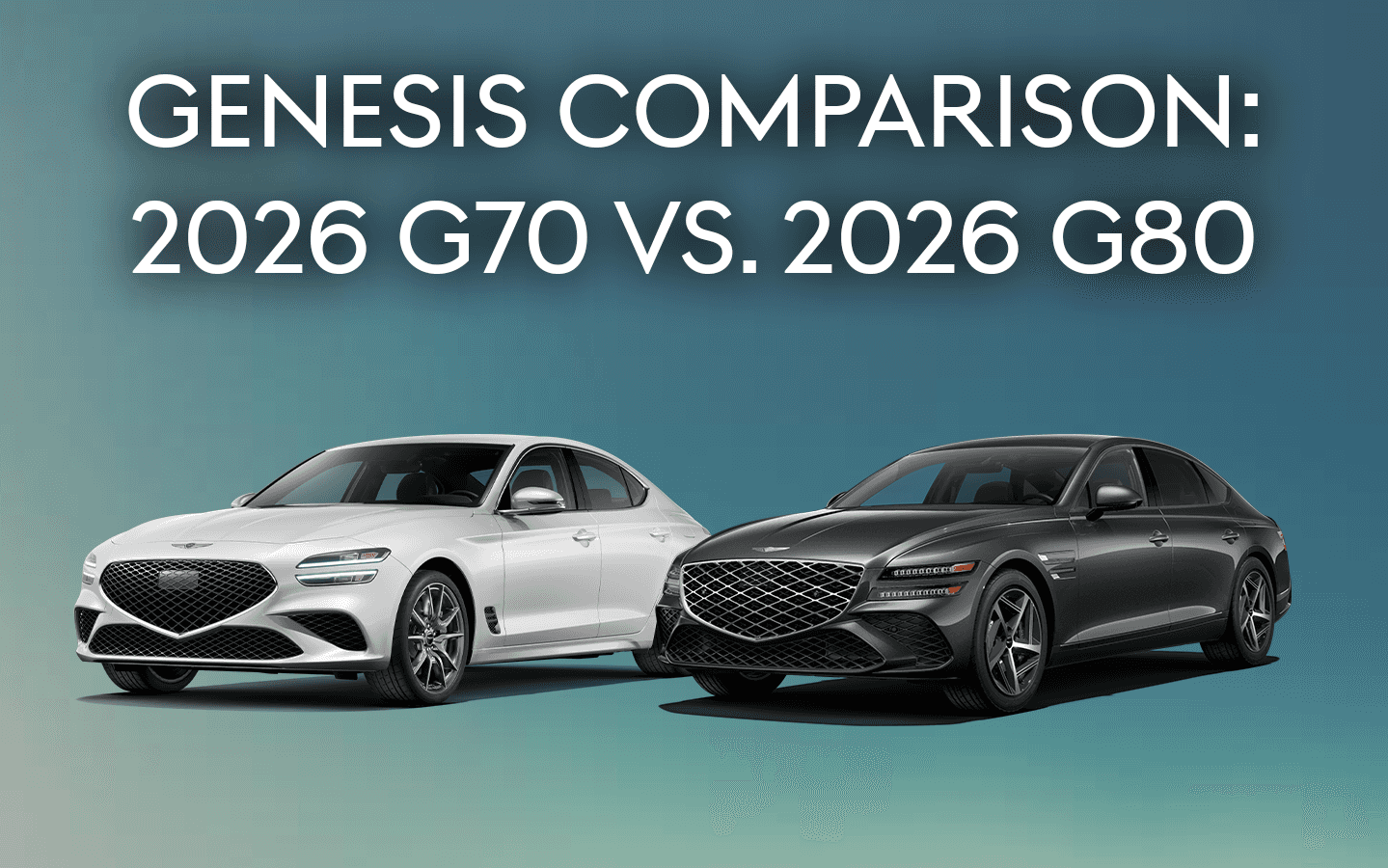 Genesis G70 vs G80: Size, Performance & Features | Genesis of Schaumburg
