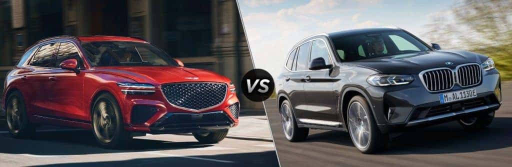 2022 Genesis GV70 vs. 2022 BMW X3 | Genesis of Springfield