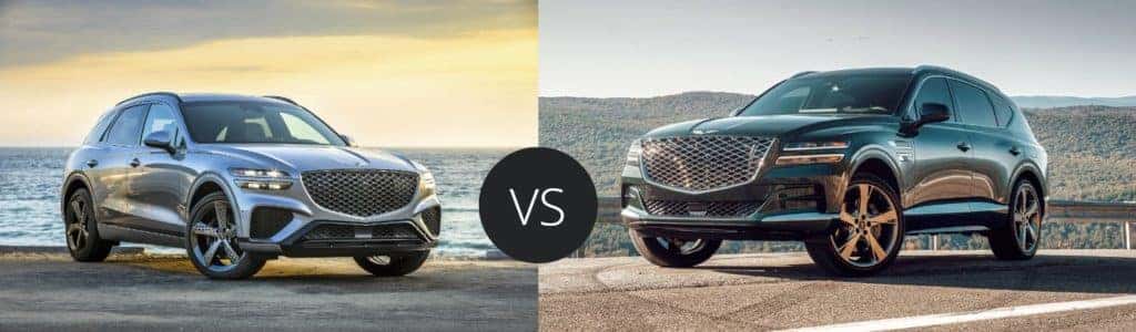 Compare 2022 Genesis GV70 vs. 2022 Genesis GV80 | Genesis of Springfield