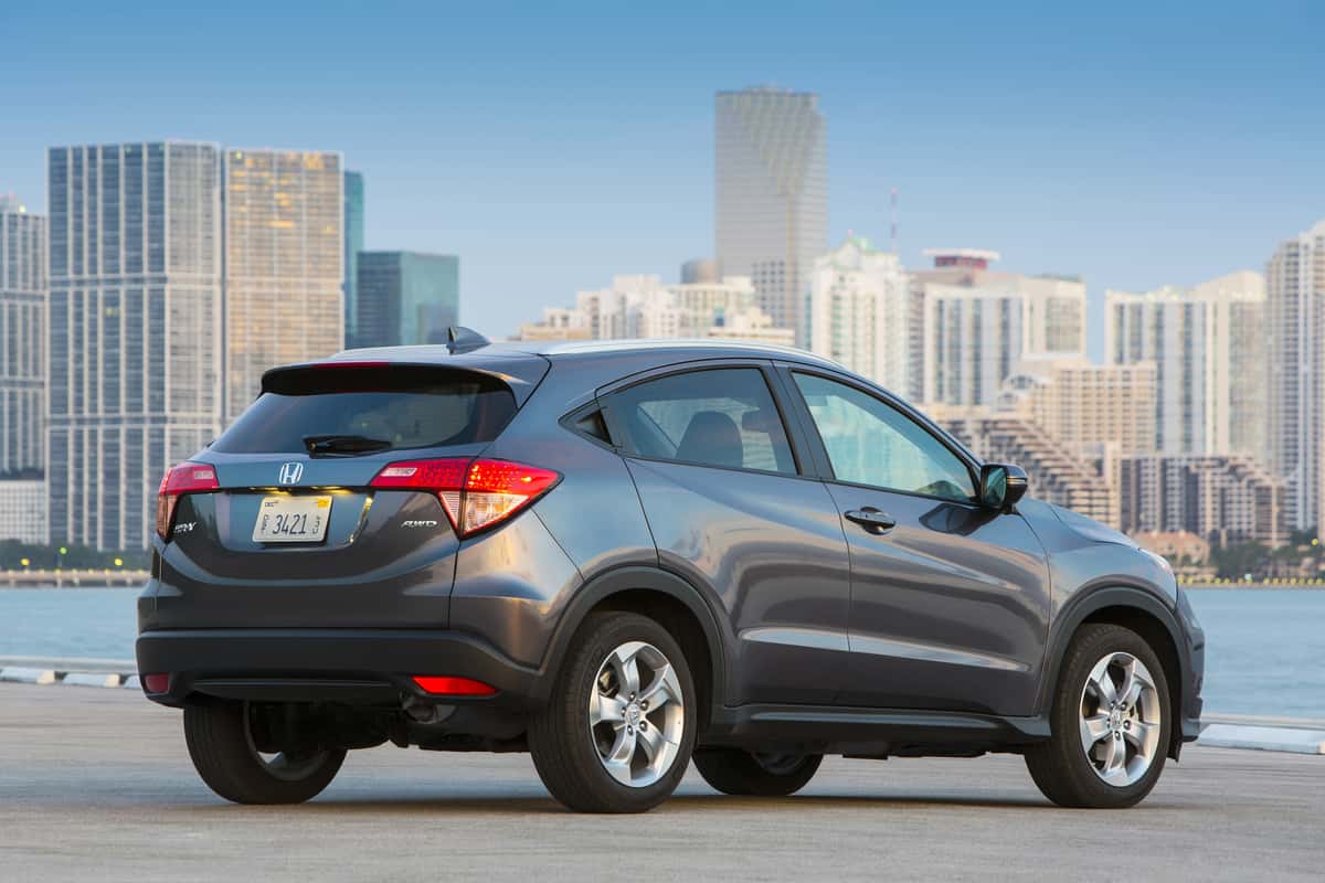 The 2017 Honda HR-V Crossover with available upscale features