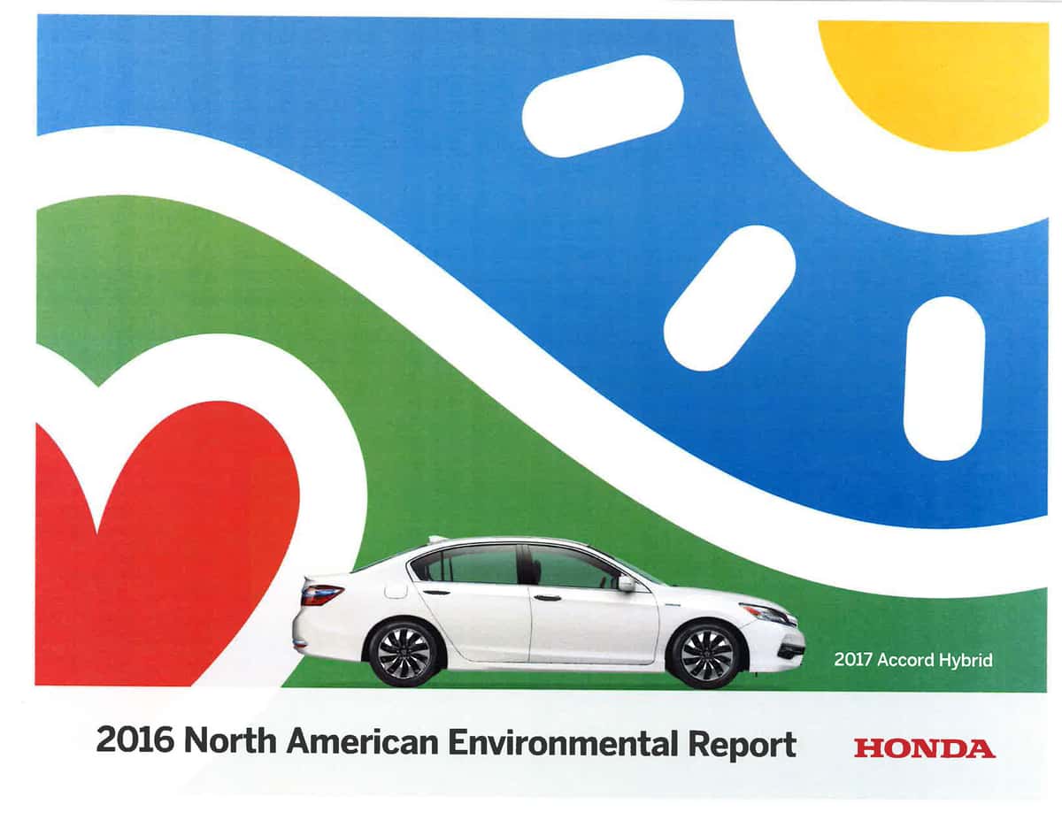 Honda's Environmental Vision- 2016 North American Environmental Report