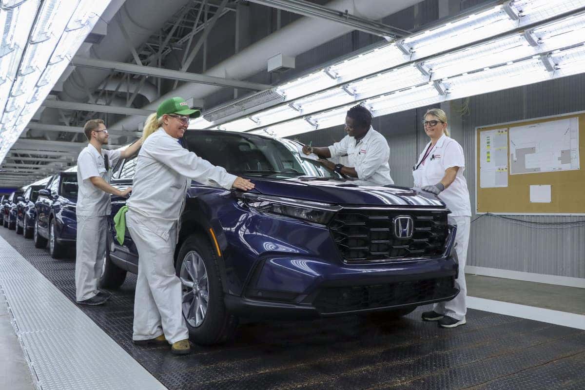 Production of All-New 2023 Honda CR-V Begins in North America ...