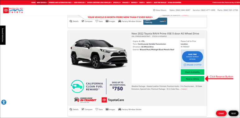 Order New Toyota | Reserve New Toyota | Pre-Order New Toyota | Custom ...