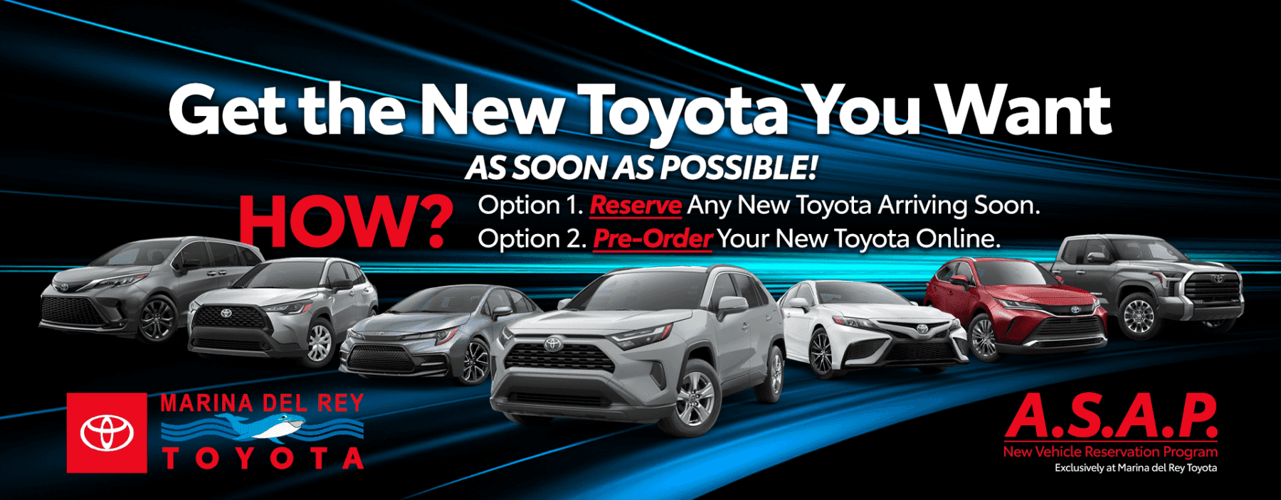 Order New Toyota | Reserve New Toyota | Pre-Order New Toyota | Custom ...