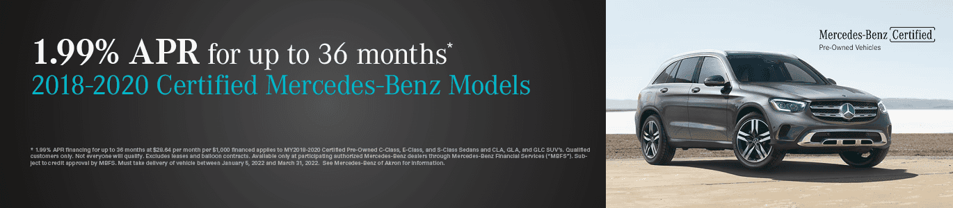 102 Used Cars in Stock Akron, Canton | Mercedes-Benz of Akron