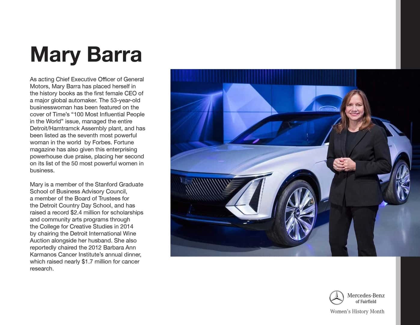 Honoring Women's History | Mercedes-Benz of Fairfield