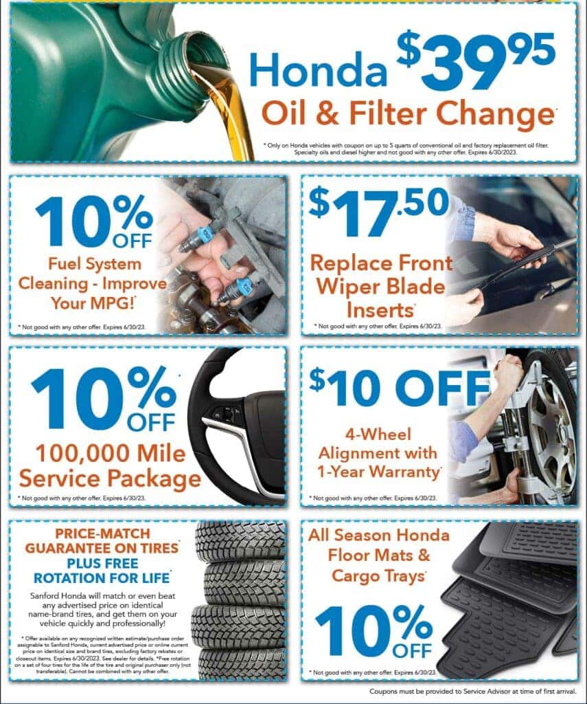 Auto Service Specials Fayetteville | Sanford Honda