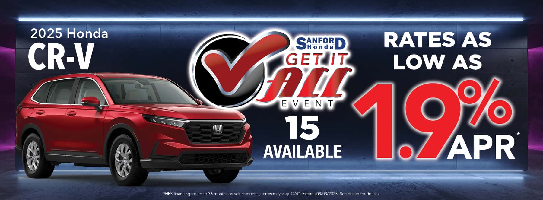 Honda National Incentives | Sanford Honda in Sanford
