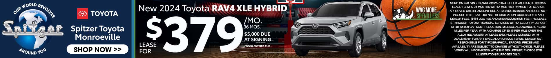 New Toyota for Sale Near Murrysville - Spitzer Toyota