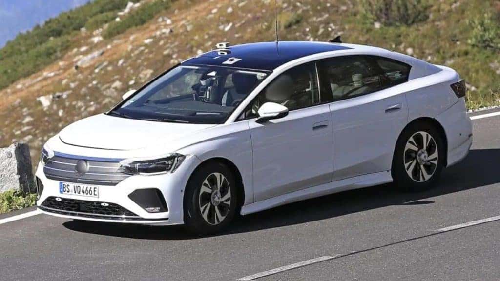 Spotted! A New Volkswagen Electric Sedan
