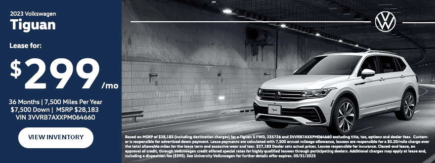 New Volkswagen Specials | University Volkswagen