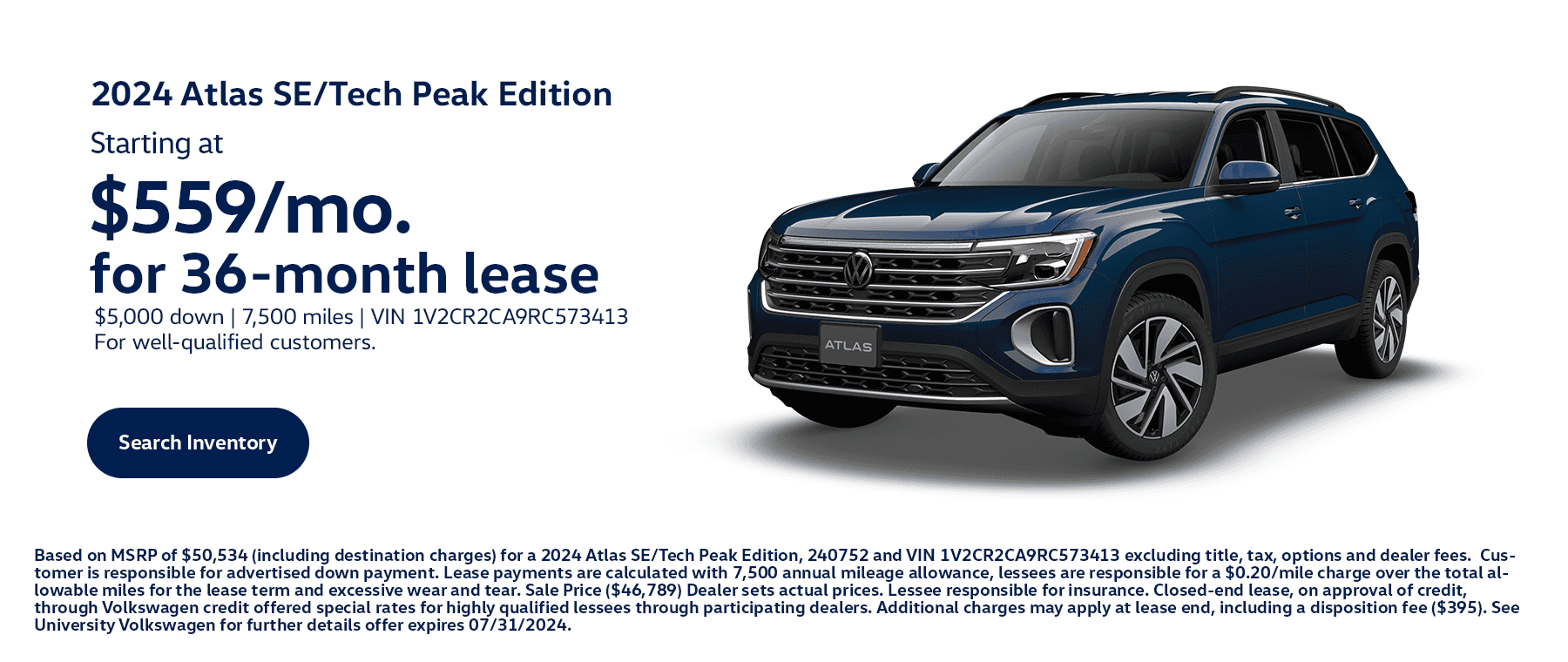 New Volkswagen Specials | University Volkswagen