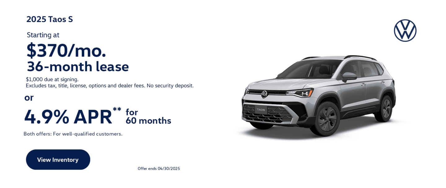 New Volkswagen Specials in Seattle, WA – Shop Deals