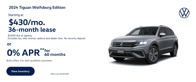 New Volkswagen Specials in Seattle, WA – Shop Deals