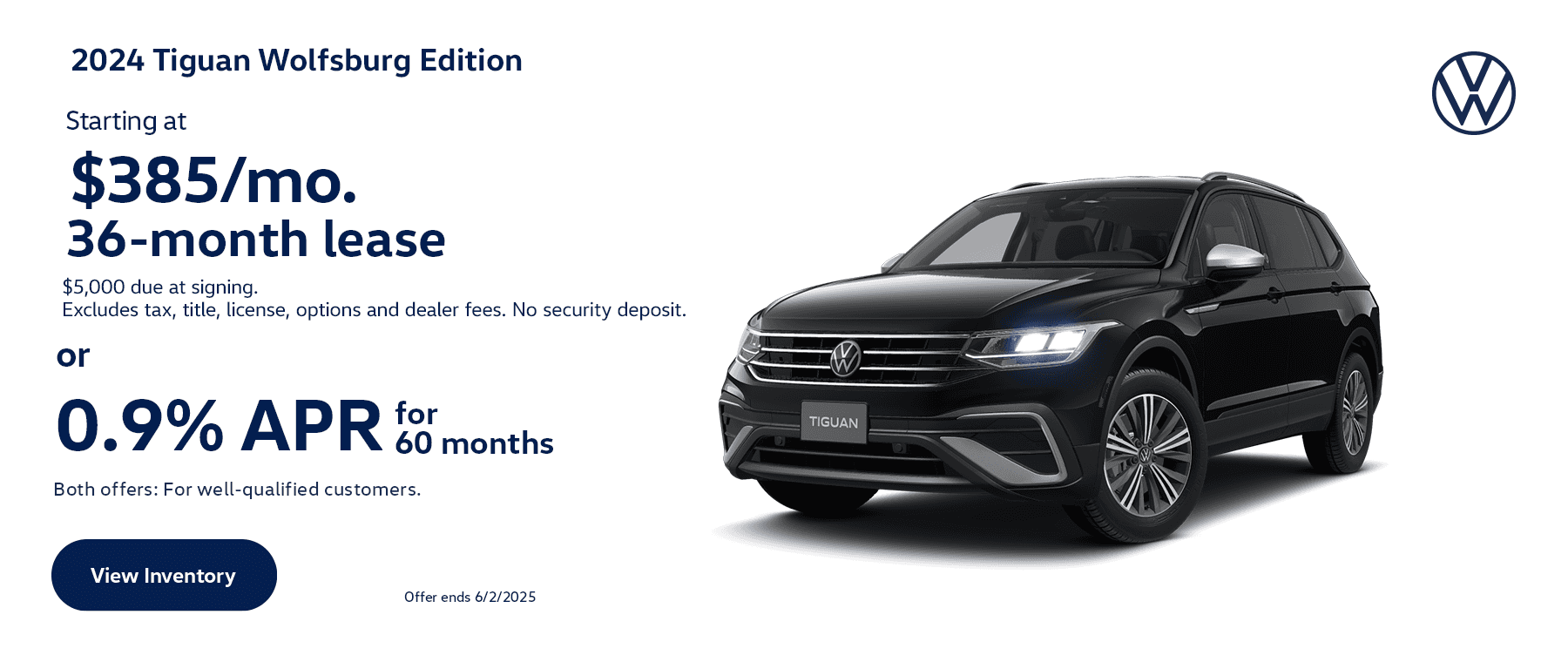 New Volkswagen Specials in Seattle, WA – Shop Deals