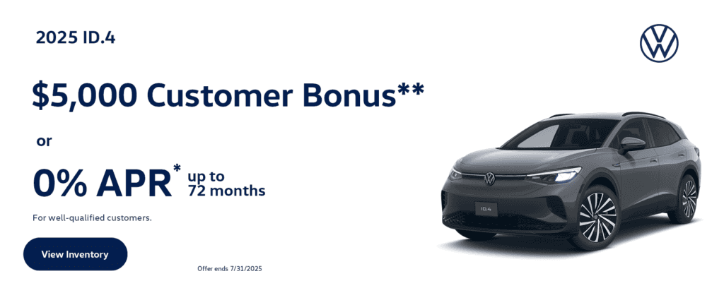 New Volkswagen Specials in Seattle, WA – Shop Deals